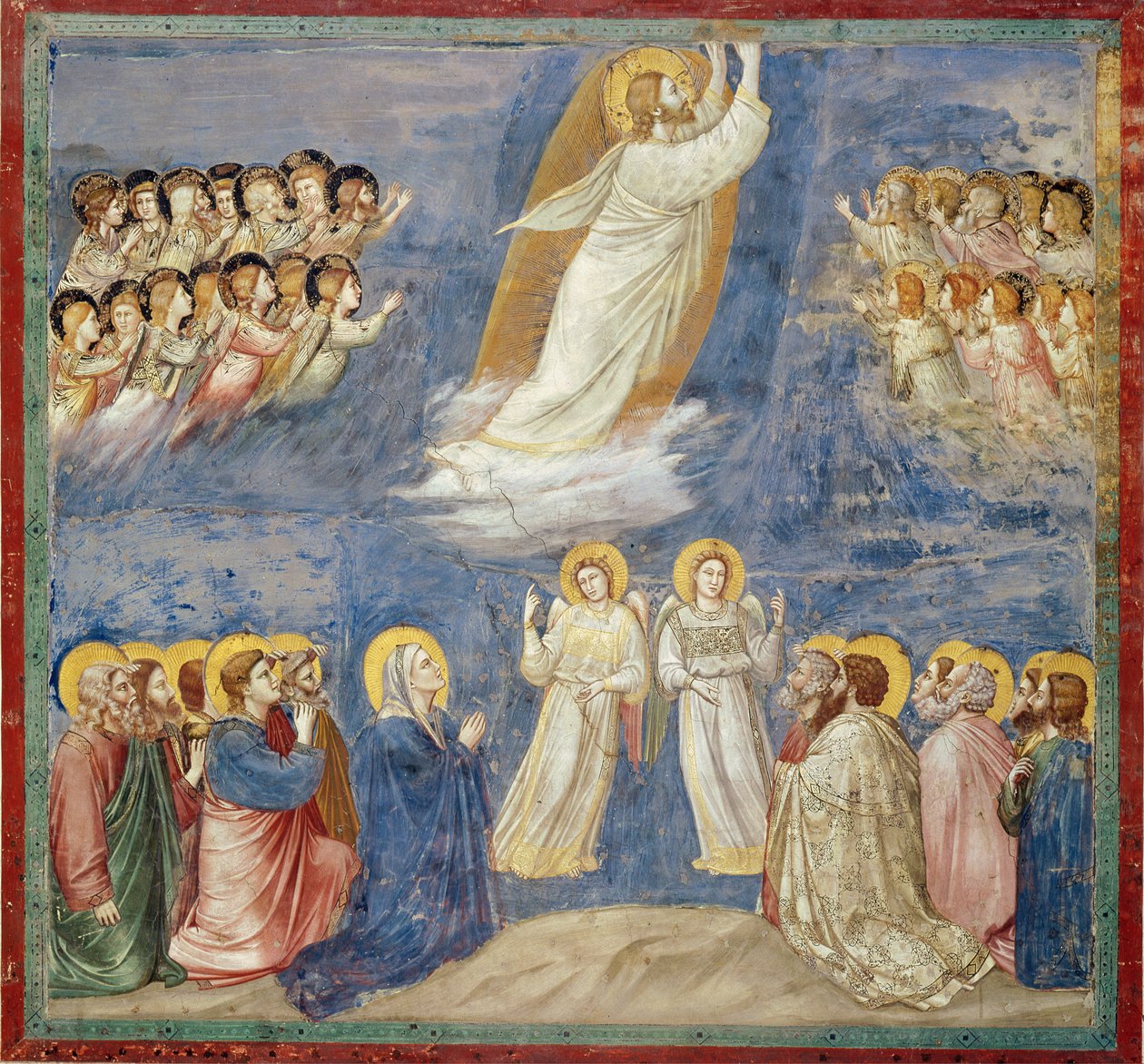Die Himmelfahrt, ca. 1305 von Giotto di Bondone: Kunstdruck
